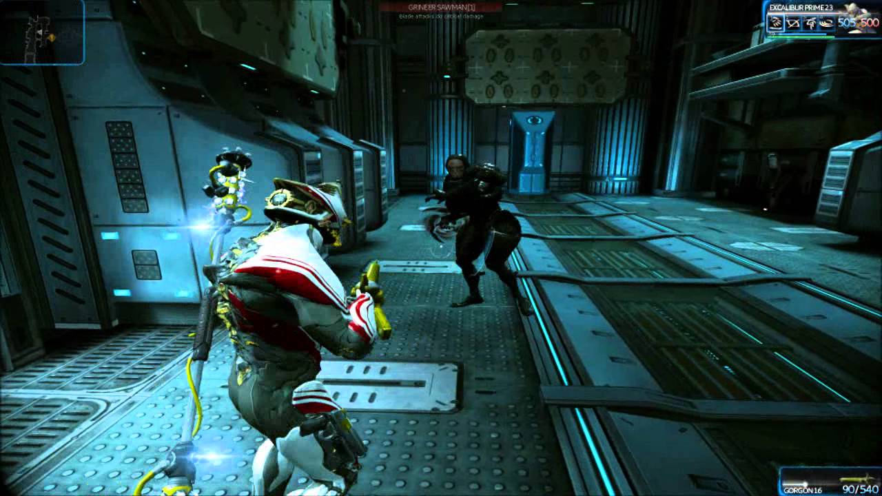 Warframe Excalibur's Slash Dash - YouTube