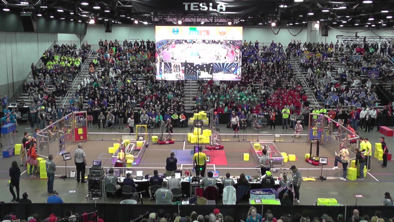 2018 Detroit FRC World Championship - Tesla Subdivision Quarterfinal 2 ...