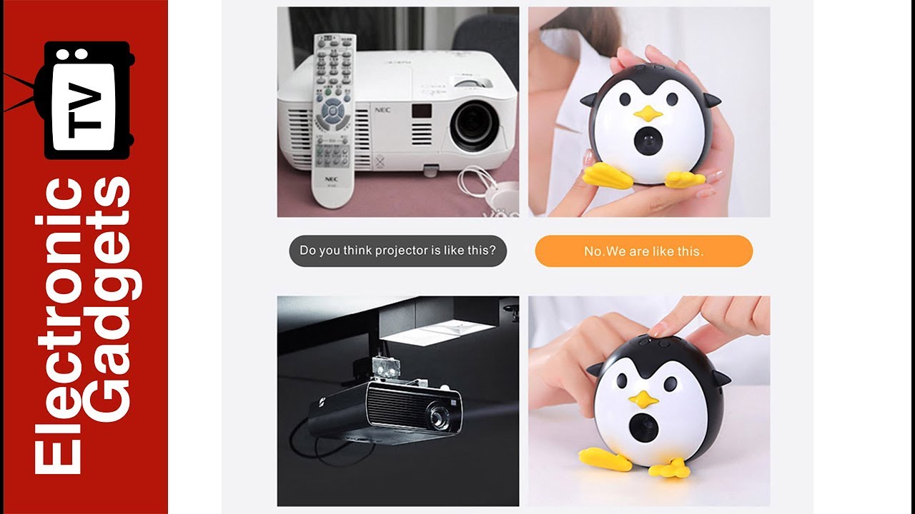 Adorable Mini Projector Turns Your Kid’s Room Into A Cinema - YouTube