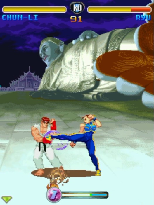 STREET FIGHTER ALPHA - CHUN-LI VS RYU [LEVEL HARD] (JAVA) - YouTube