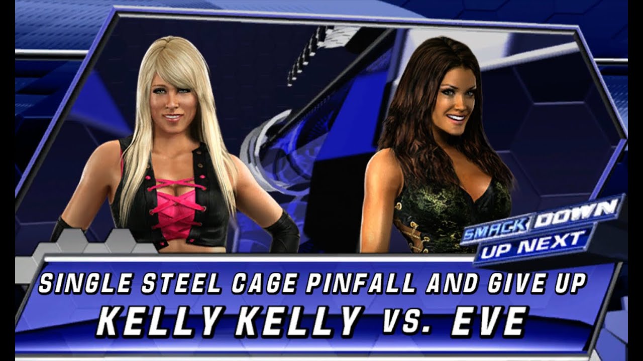 WWE Smackdown vs RAW 2010 Xbox 360 (Kelly Kelly vs Eve Torres) Steel ...