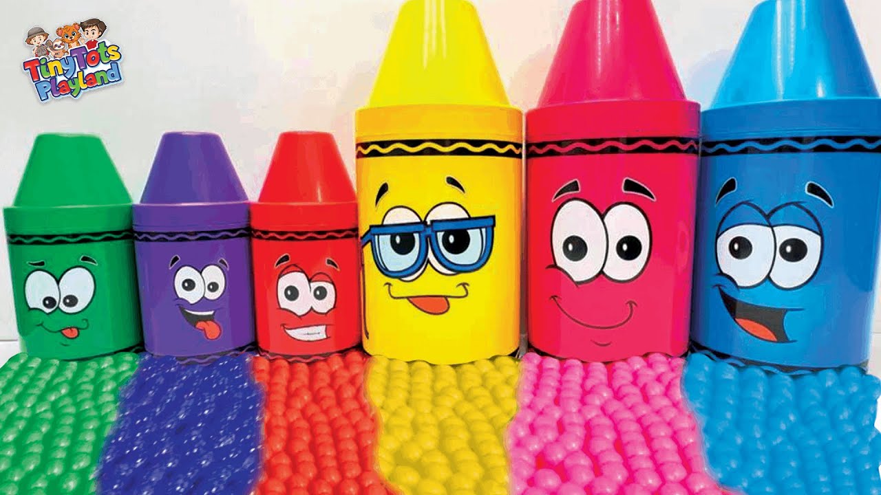 Best Learning Toy Video to Learn Colors with Surprise Crayons for ...