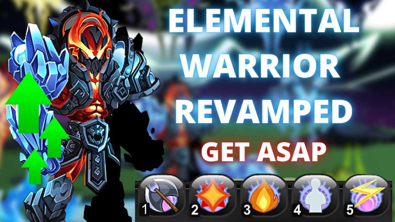 AQW ULTRA ELEMENTAL WARRIOR REVAMPED/BUFFED - TOO OP? - YouTube