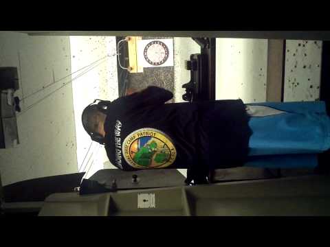 Testing out the new green laser sight.