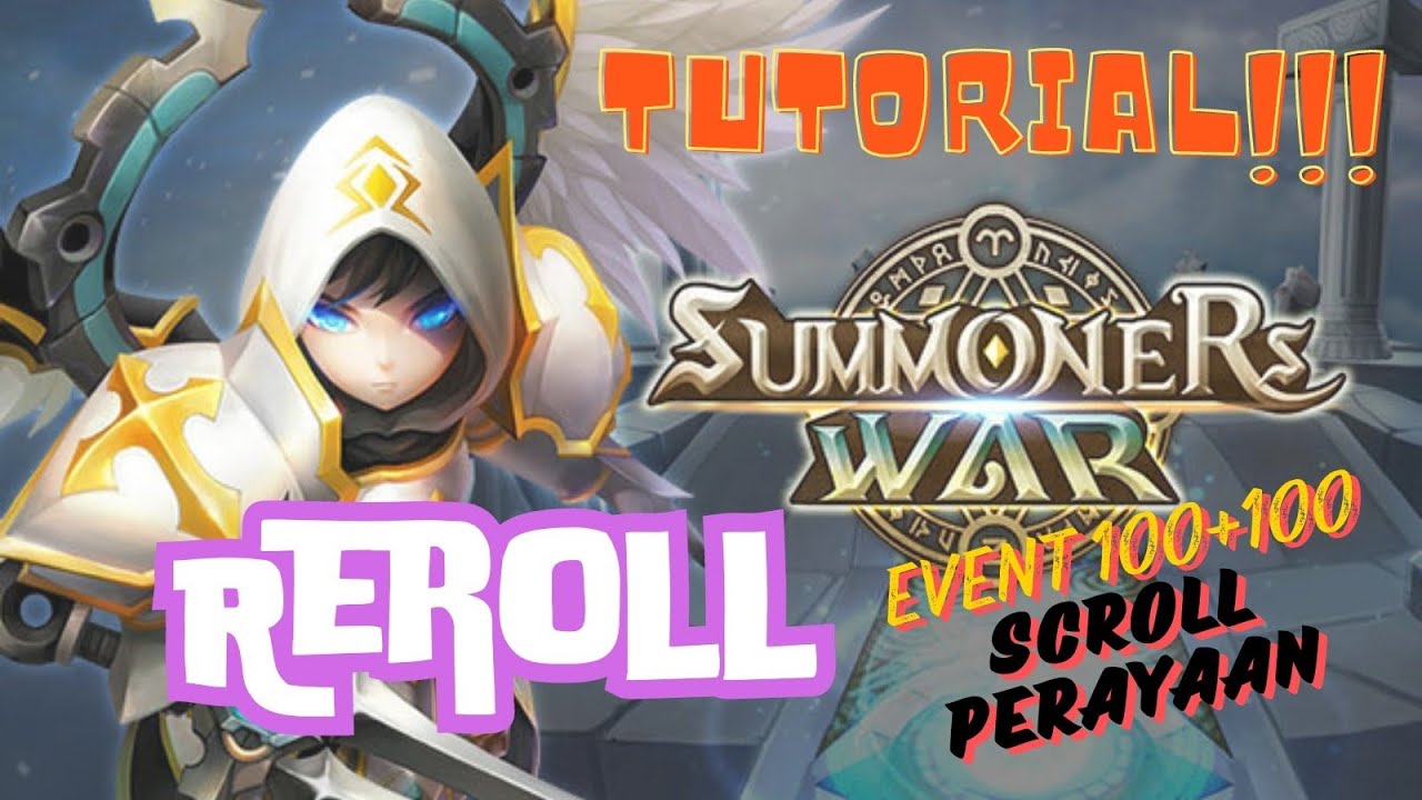 SUMMONERS WAR - Tutorial Reroll EVENT 100+100 - YouTube