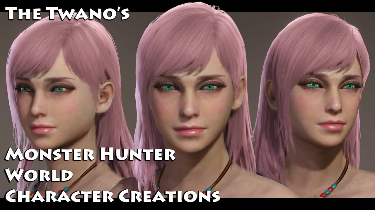 Monster Hunter World - Character Creation (Cute Female) #45 - YouTube
