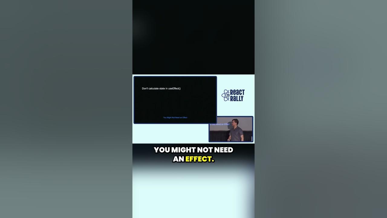 Why You Should Stop Fetching Data in useEffect - YouTube