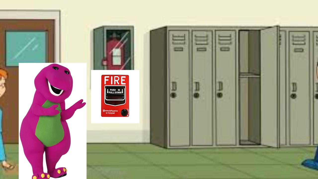 barney pulls the fire alarm and gets suspended / grounded - YouTube