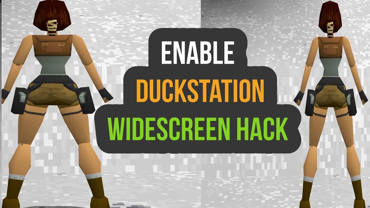 How to turn ON Widescreen Hacks in DuckStation (Outdated, check link in description) - YouTube