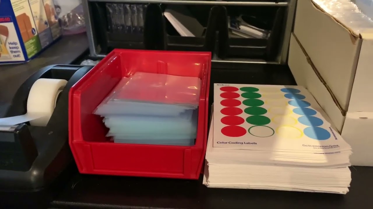 How to Organize a Sports Card Space - YouTube