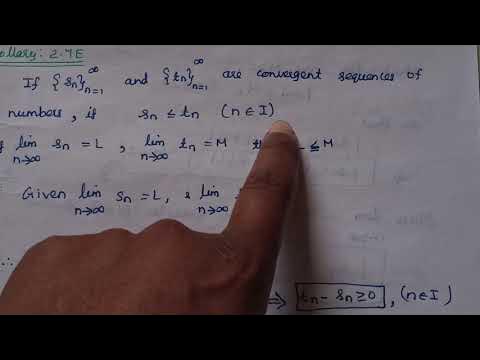 limit of differences of two convergent sequences # Real analysis - YouTube