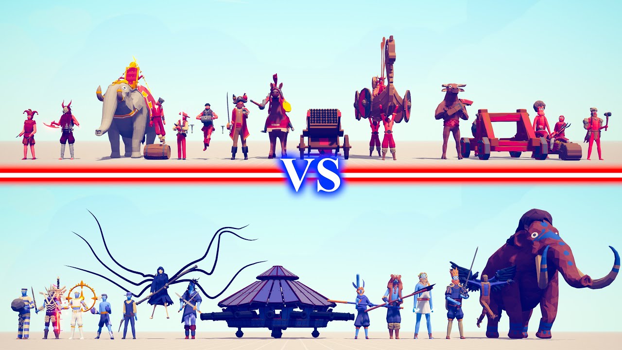 TIER 6 Team vs TIER 7 Team - Totally Accurate Battle Simulator TABS ...