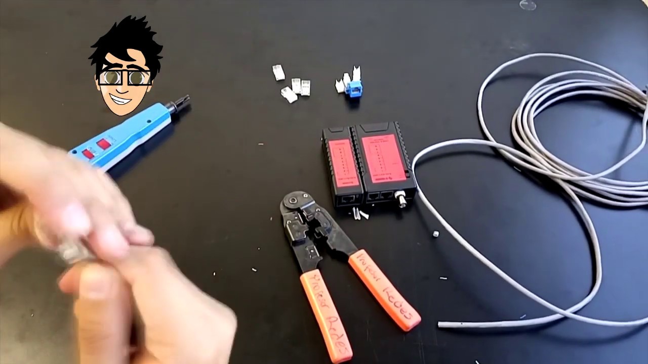 Hacer Patch core, Ponchado en Jack y en Patch Panel - YouTube