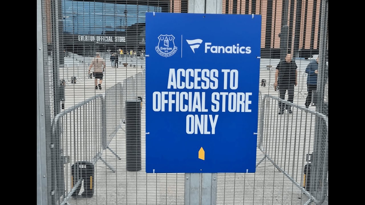 Inside Everton's New Store At The Hill Dickinson Stadium - YouTube