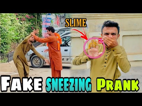 Fake Sneezing 🤧 Slime prank | mr abid - YouTube