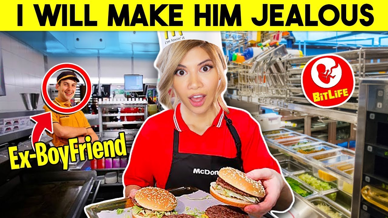 I GOT A PART TIME JOB with my EX.. in Bitlife - YouTube