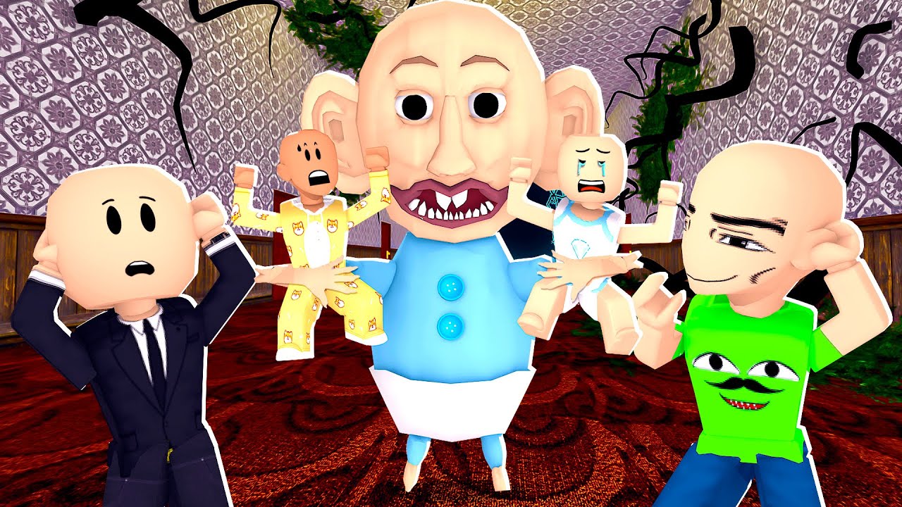 ROBLOX SCARY DOLL CURSE OBBY PART 2 /w BOBBY, JJ, PABLO, AND BOSS BABY ...