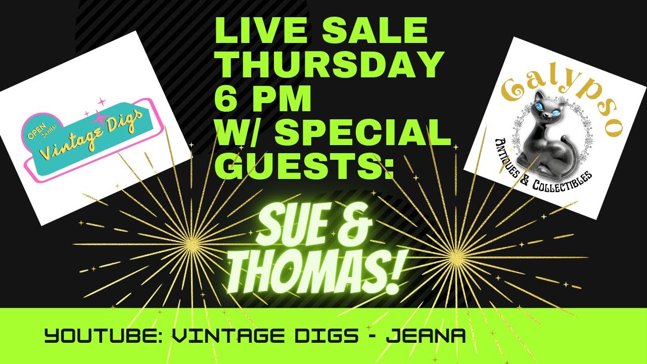 LIVE SALE THURSDAY 6 PM - YouTube