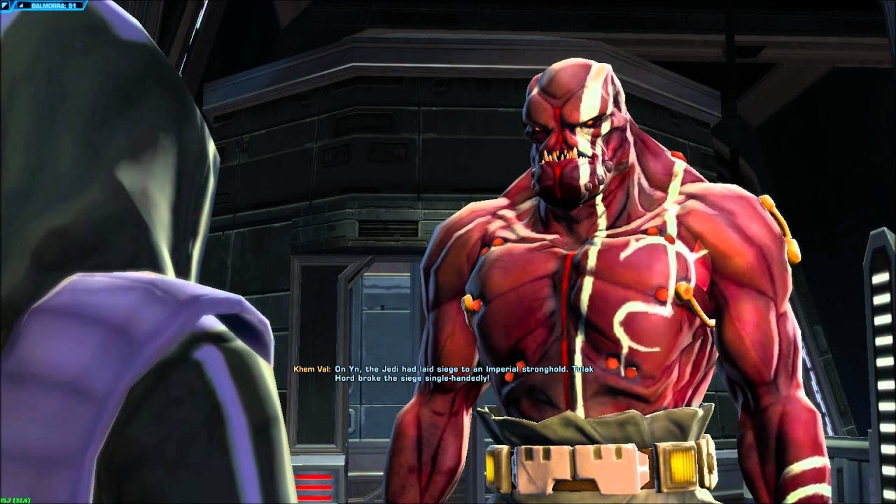 SWTOR SI Fourth Conversation with Khem Val - Exhultation - YouTube