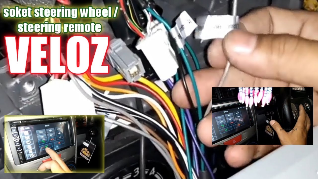 cara pasang remote stir | steering wheel AVANZA VELOZ - YouTube