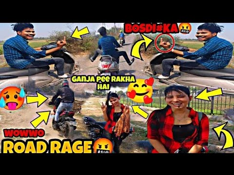 ROAD RAGE😡 SUNDAY RIDE MIDDLE😨 FINGER SHOW WITH CUTE GIRL |Biker Boy ...