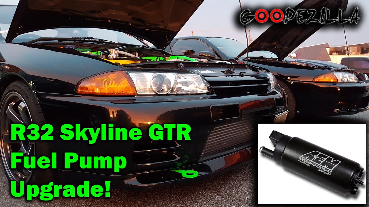 How To Upgrade the Fuel Pump in a R32 Skyline GTR - YouTube