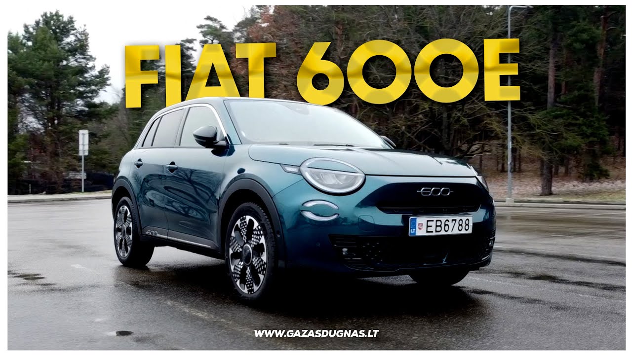 Fiat 600e: geras, nebrangus, stilingas, bet niekas neperka - YouTube
