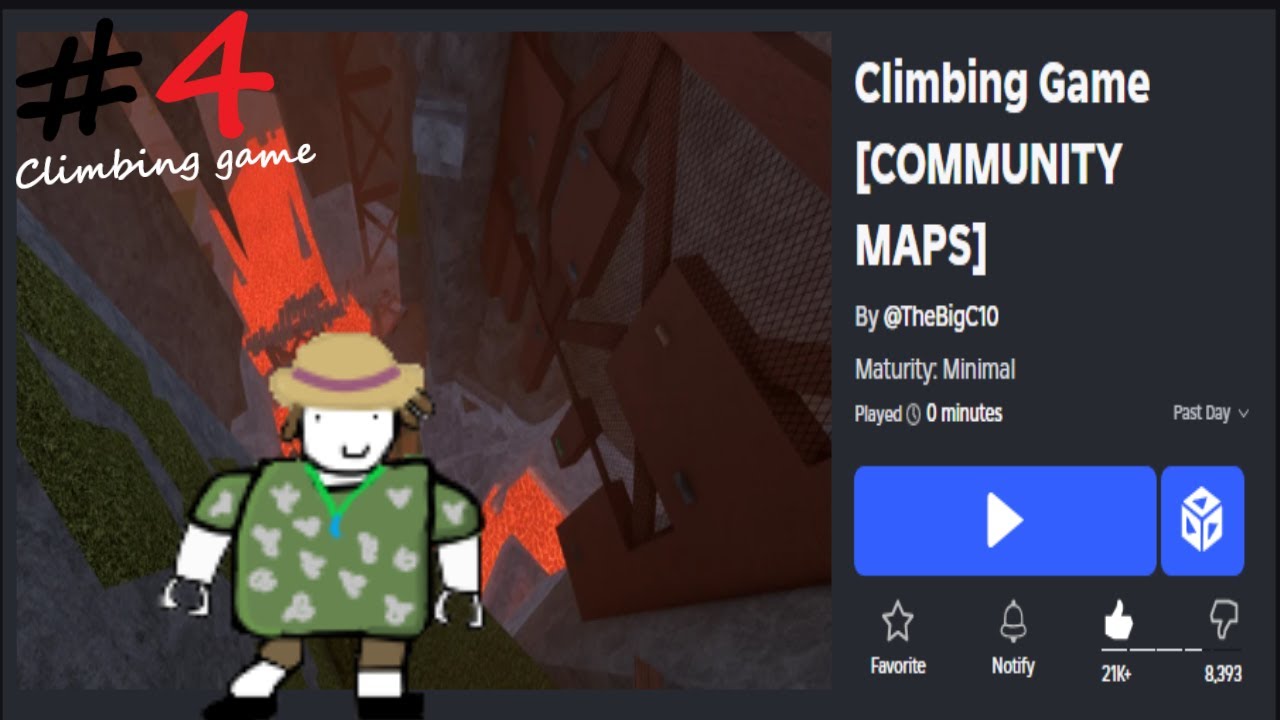 The hardest mountain in this game so far | ROBLOX Climbing Game - YouTube