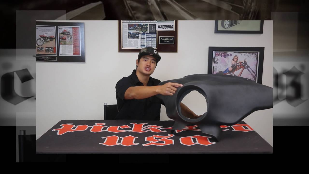 Raked Street Glide Fairing 2013 Down Harley - YouTube