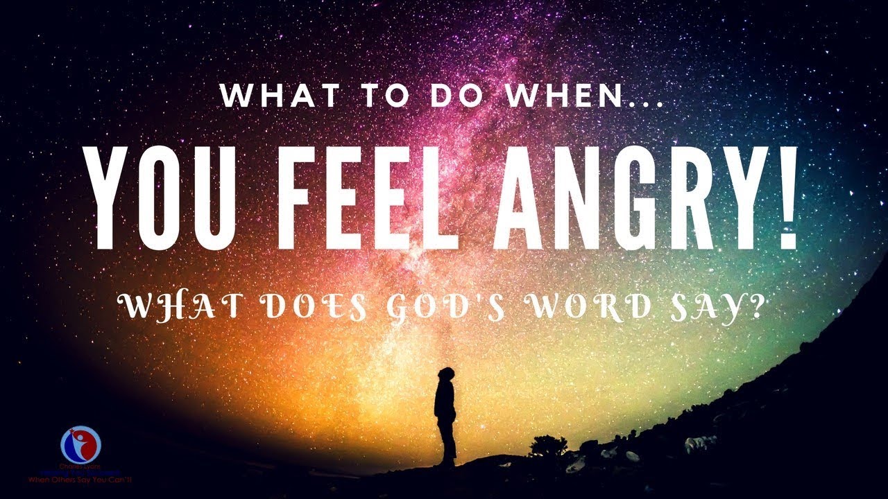 God's Word About Our Anger and a Prayer For Calming - YouTube