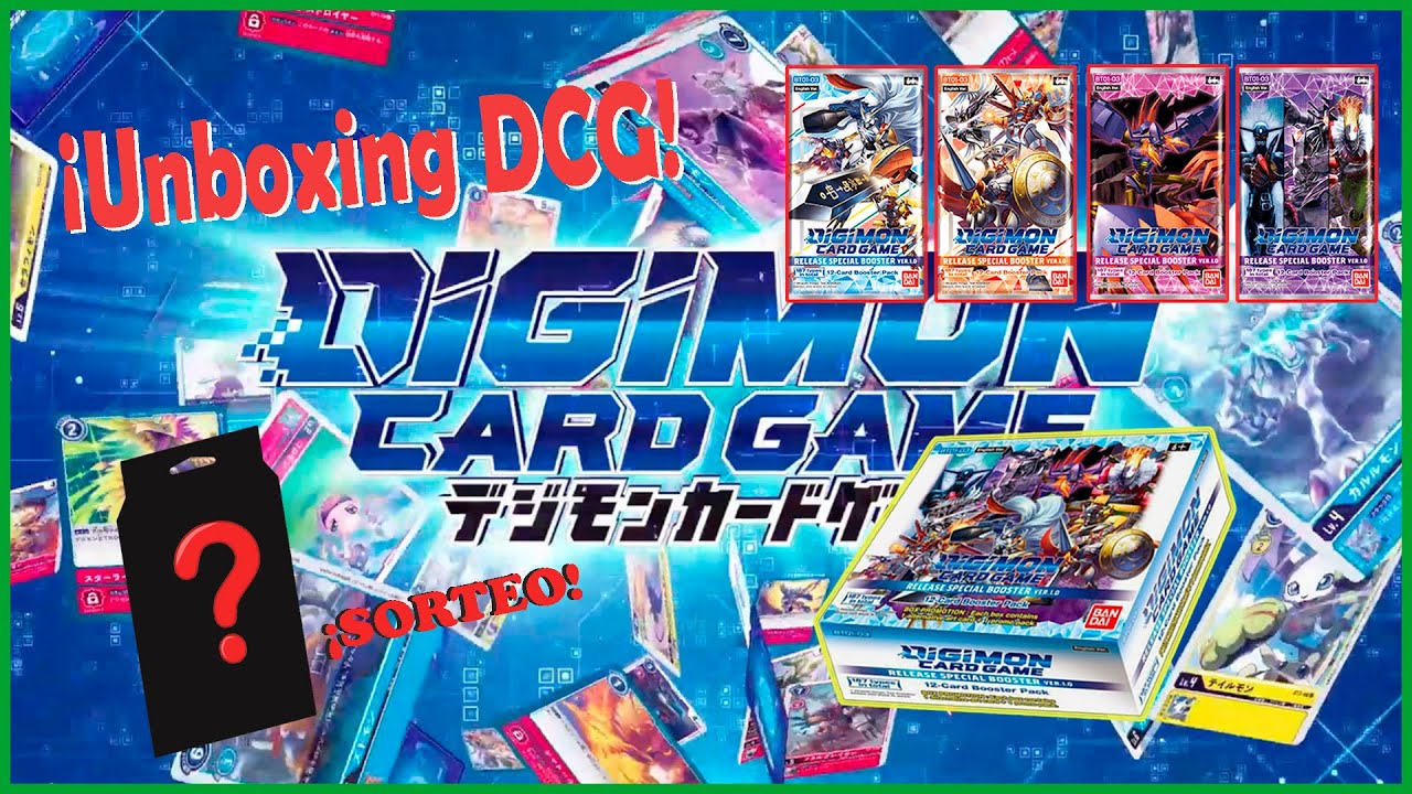DIGIMON CARD GAME 2020: UNBOXING DE DISPLAY y... ¡SORTEO! - YouTube