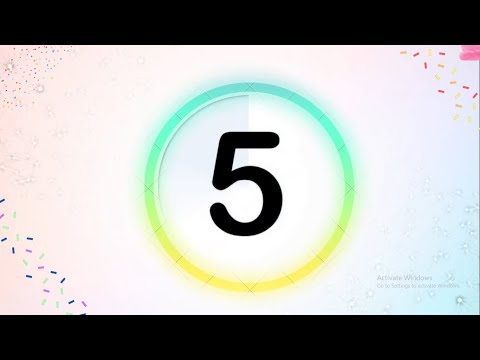 Countdown 5 seconds timer