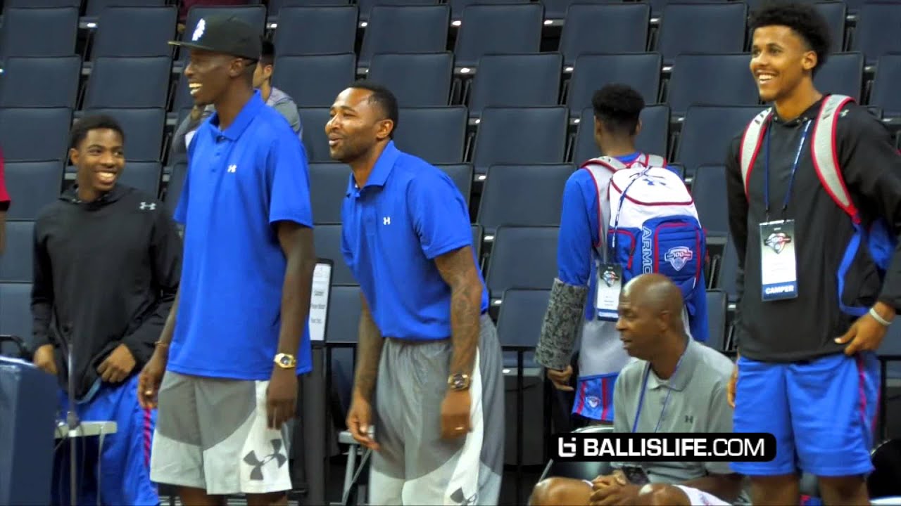 Trae Young vs Gary Trent Jr.Rucker Park Style at NBA Top100 Camp! - YouTube