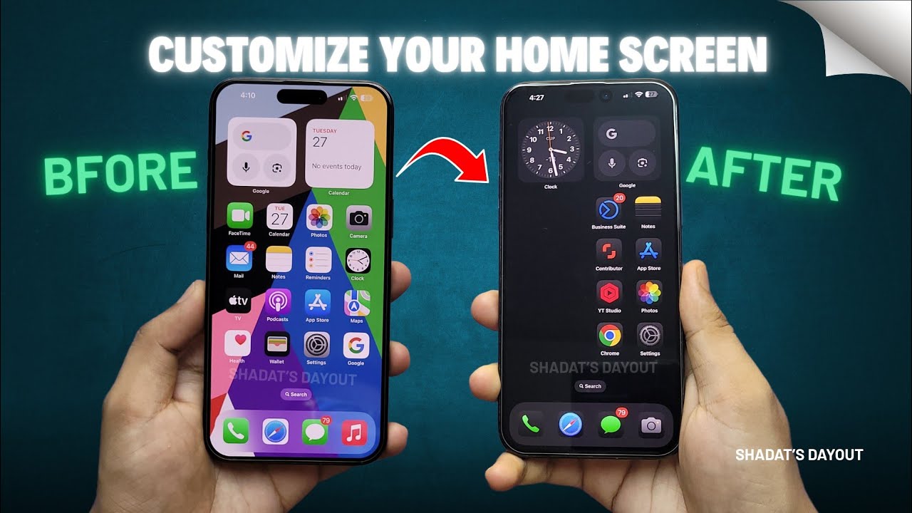How to Customize iPhone Home Screen Like Pro - YouTube