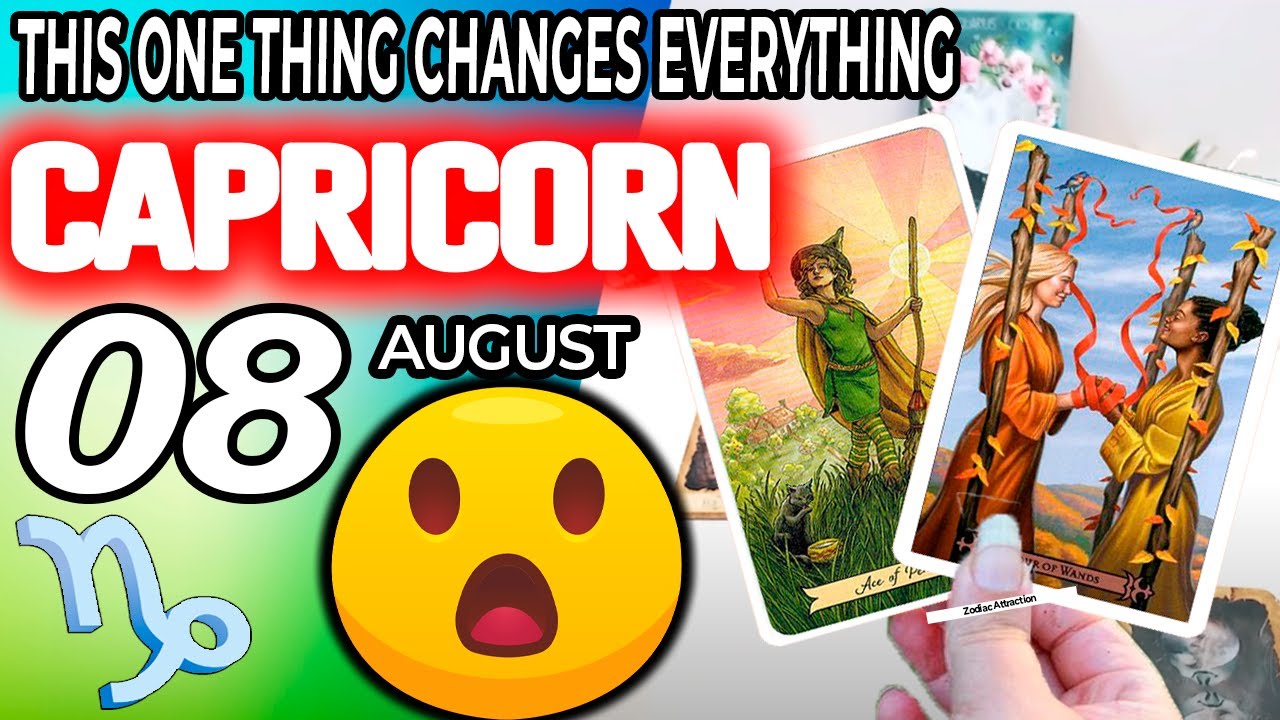 Capricorn THIS IS CRAZY😮THIS ONE THING CHANGES EVERYTHING🛐🎁 horoscope ...