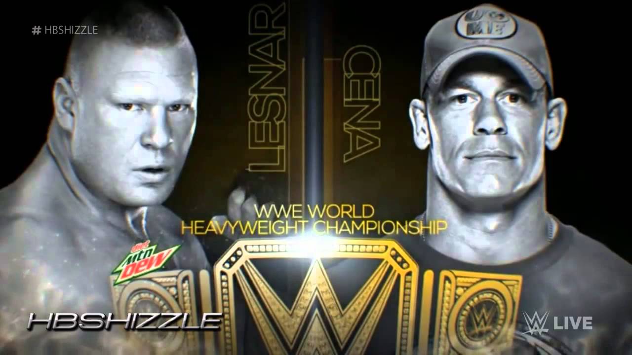 WWE Night of Champions 2014 Match Card: Brock Lesnar vs. John Cena ...