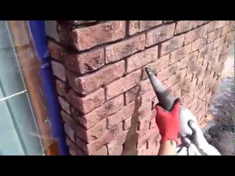 How to Point Brick slips - YouTube