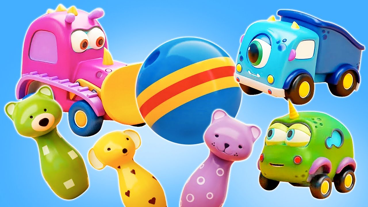 Cars play bowling & fun with an inflatable castle. Full episodes of ...