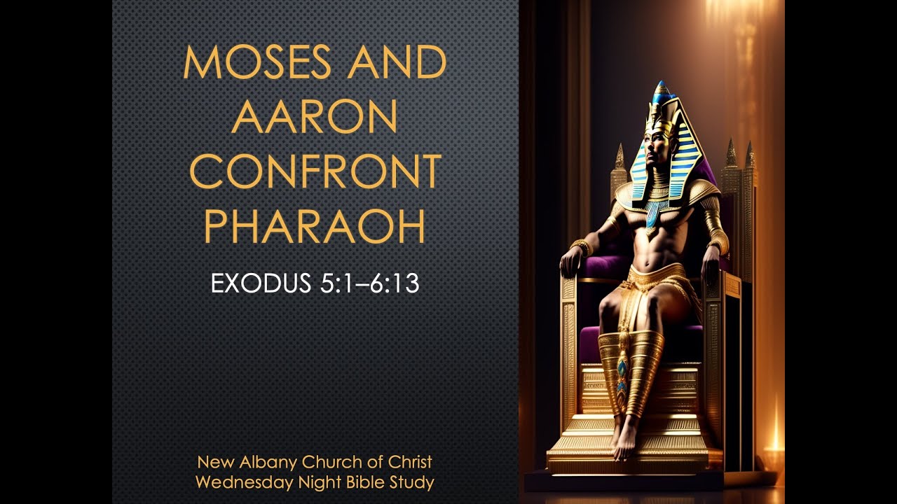 Moses and Aaron Confront Pharaoh: Exodus 5:1-6:13 - YouTube