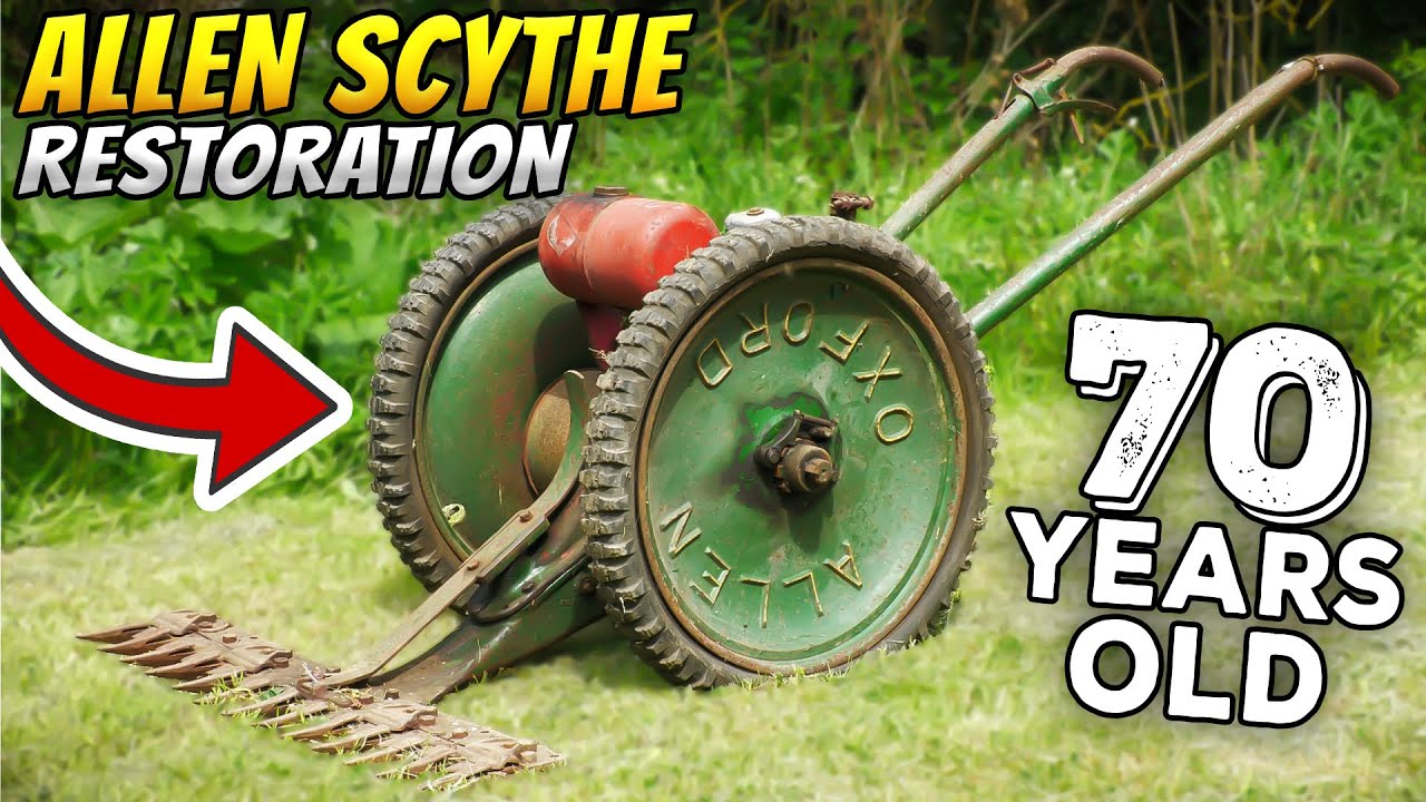 HISTORIC 70 YEAR OLD SCYTHE RESTORATION | World War 2 Machine! - YouTube