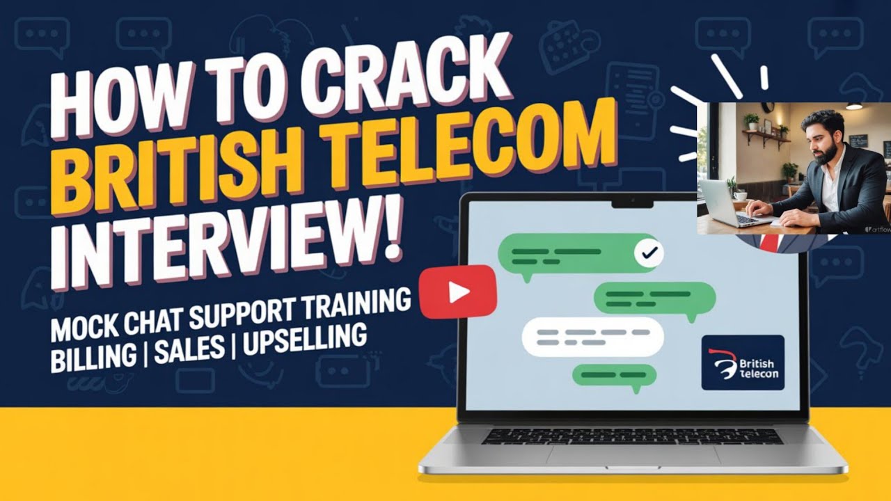 British Telecom Chat Openings || How To Crack BT Interview Live Chat ...