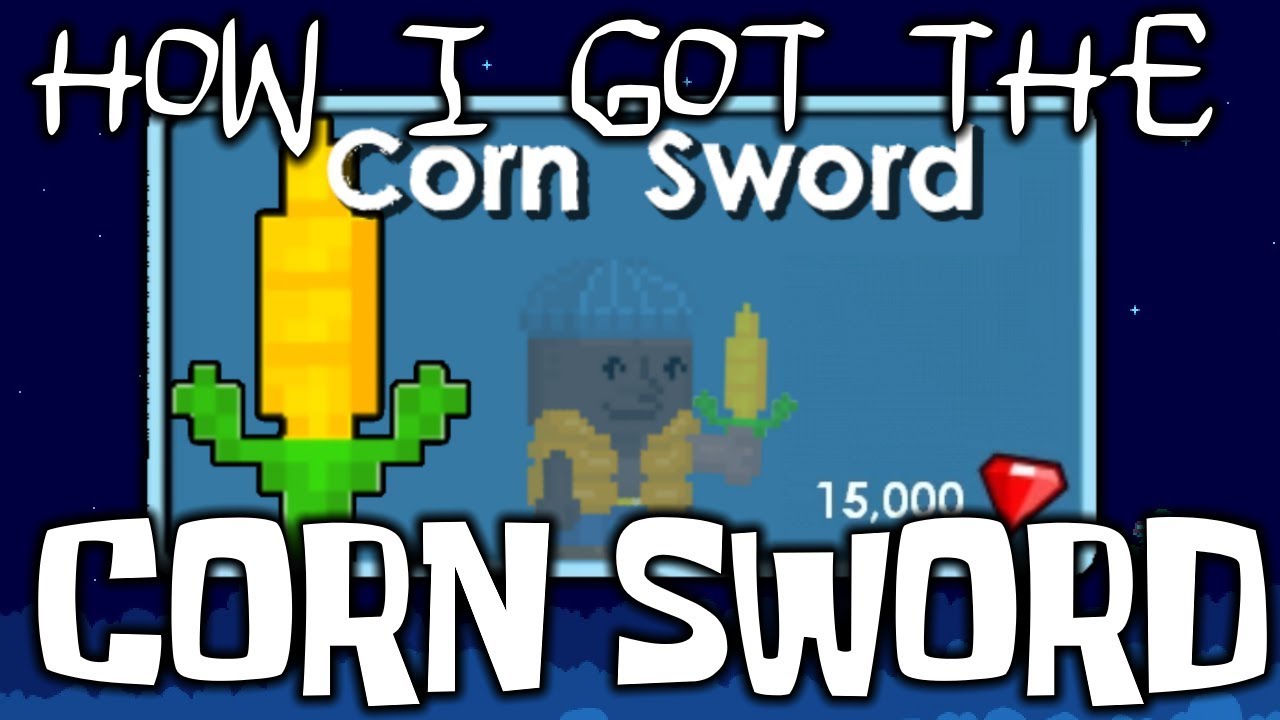 HOW I GOT THE CORN SWORD IN GROWTOPIA!?! - YouTube