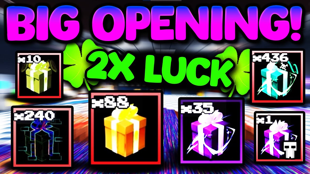 OPENING 810 PRESENTS With 2x LUCK!!! (Five Nights TD) - YouTube