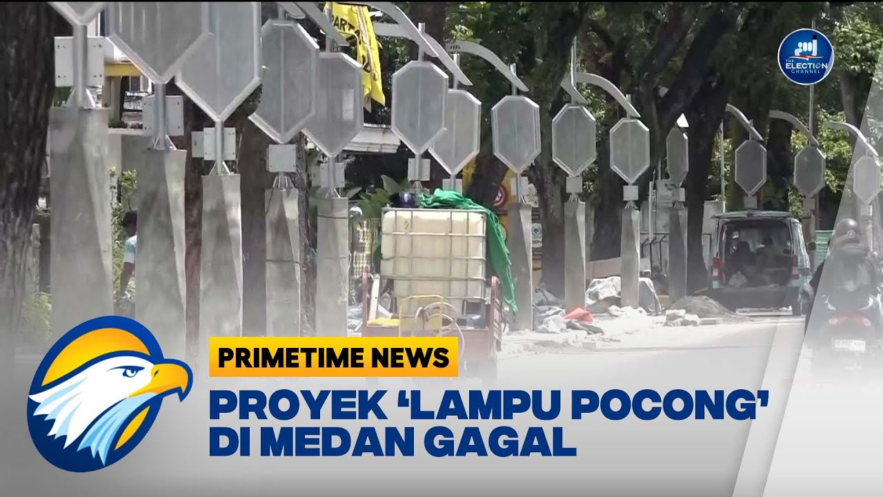 Ada Kelalaian, Proyek 'Lampu Pocong' di Medan Gagal - YouTube