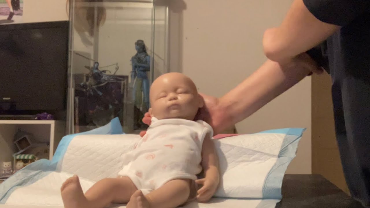 silicone baby doll from aliexpress - YouTube