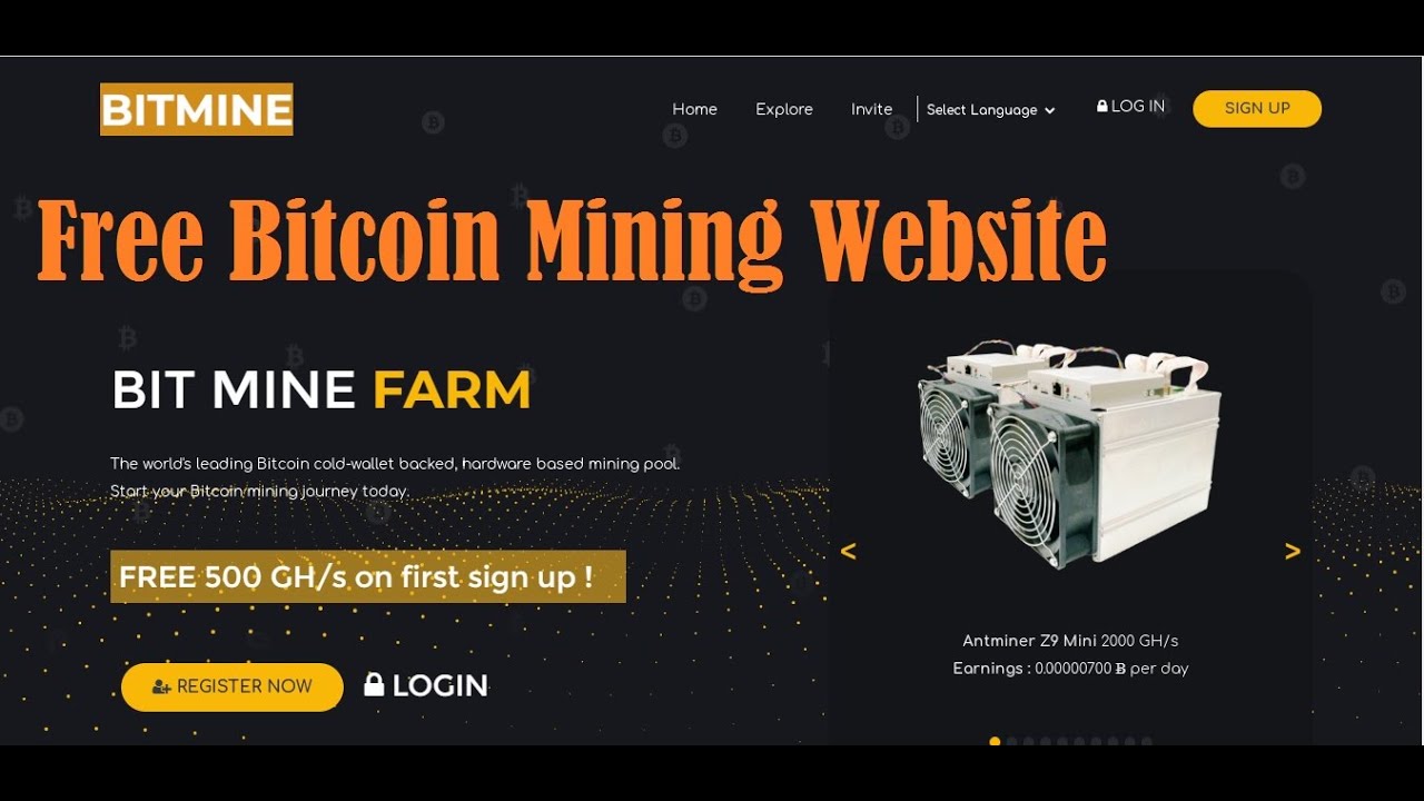 New Free Bitcoin Mining Website | How To Earn Bitcoin Free | Free ...
