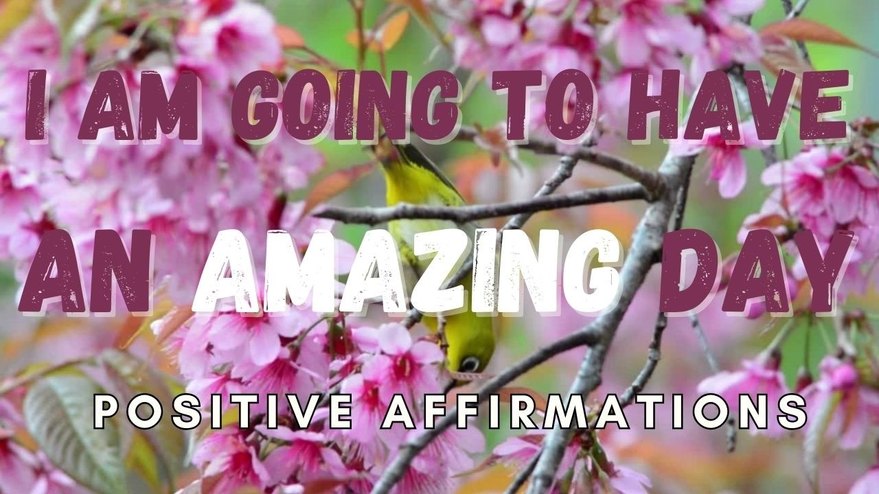 I Am Going To Have An Amazing Day | Positive Morning Affirmations To ...
