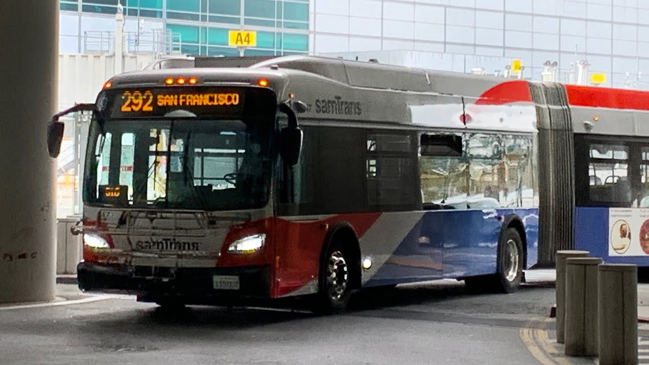 SamTrans 2019 New Flyer XD60 #847 on 292 - YouTube