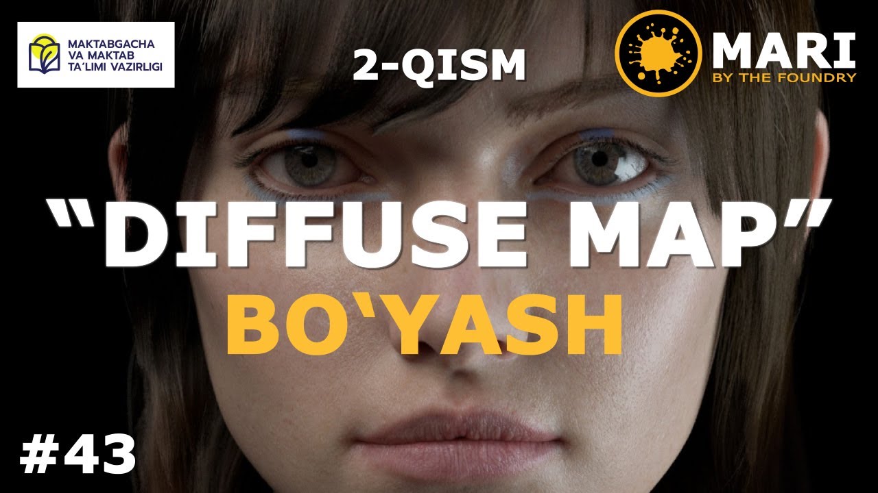 Personaj modeling. 43- dars. Mari dasturida “Diffuse map” bo'yash (2-qism) - YouTube