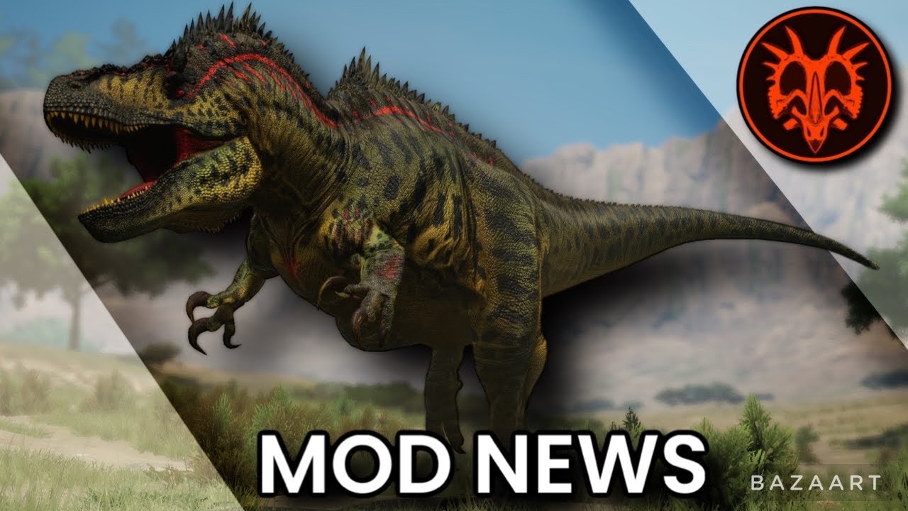 ACROCANTHOSAURUS,SPINOSAURUS AND MORE! | PATH OF TITANS | MOD NEWS ...